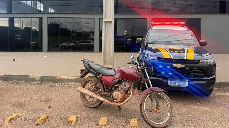 PRF identifica motocicleta adulterada em bagageiro de ônibus na BR-153 ...