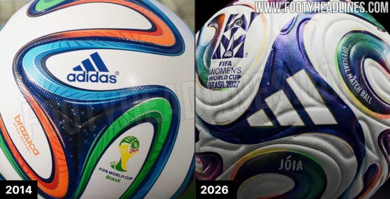 Bola da Copa Feminina 2027 vaza com inspiração na Brazuca e nome ...