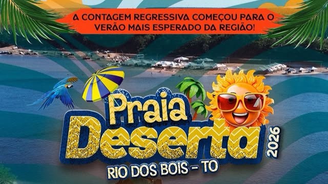 Praia Deserta 2026 confirma shows de Igor Ferrari, Biu Piseiro e Tom de ...