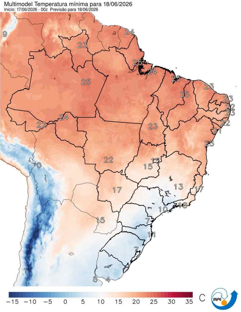 Primeira onda de frio do inverno derruba temperaturas até 10°C abaixo ...