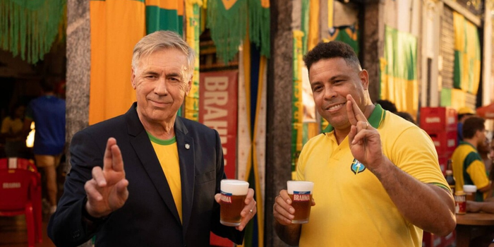 Brahma promete cerveja grátis para torcedores se Brasil conquistar o hexa